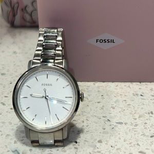 Fossil | Accessories | Womens Fossil Watch Stainless Steel Small | Poshmark